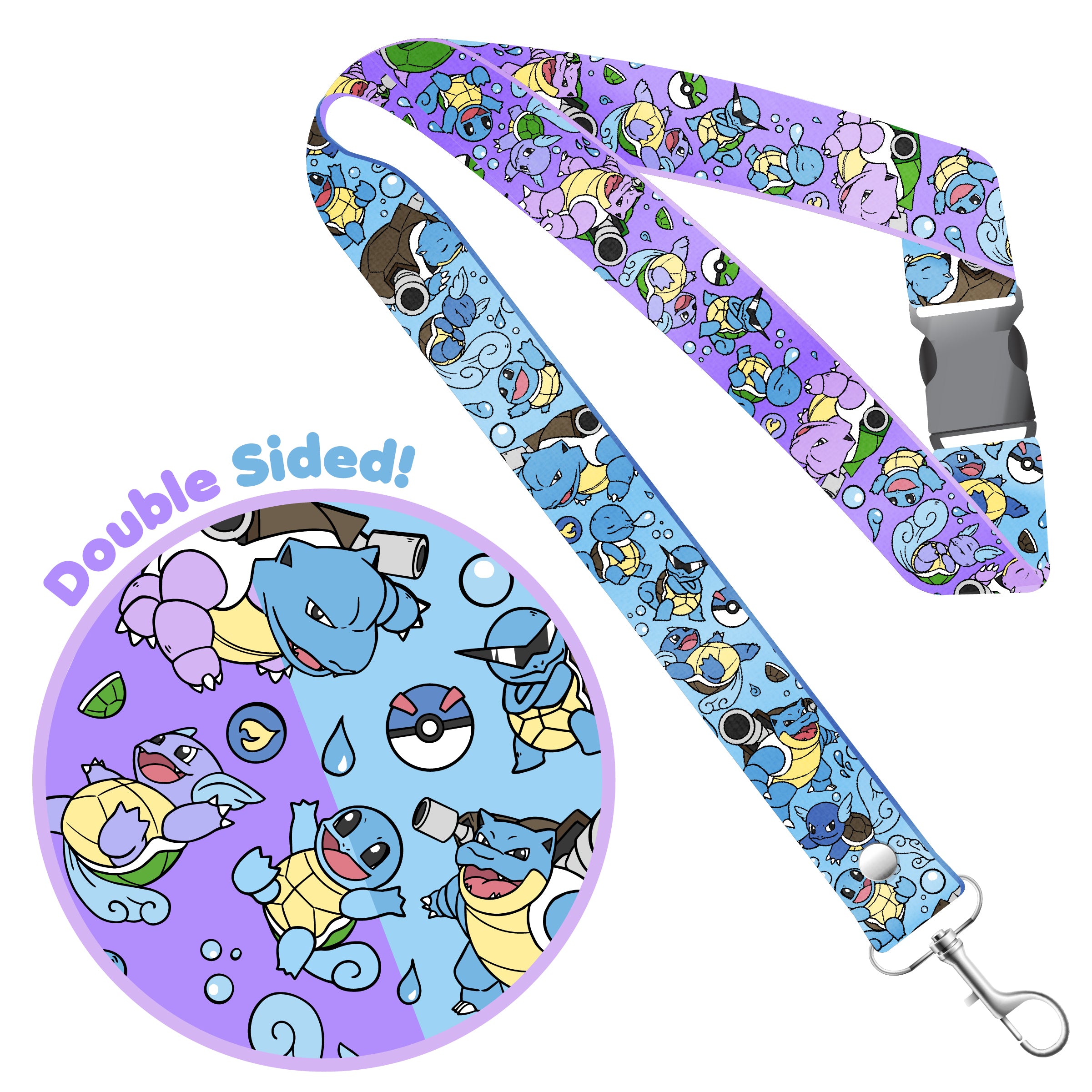 Blastoise Breakaway Lanyard – QualityPatch
