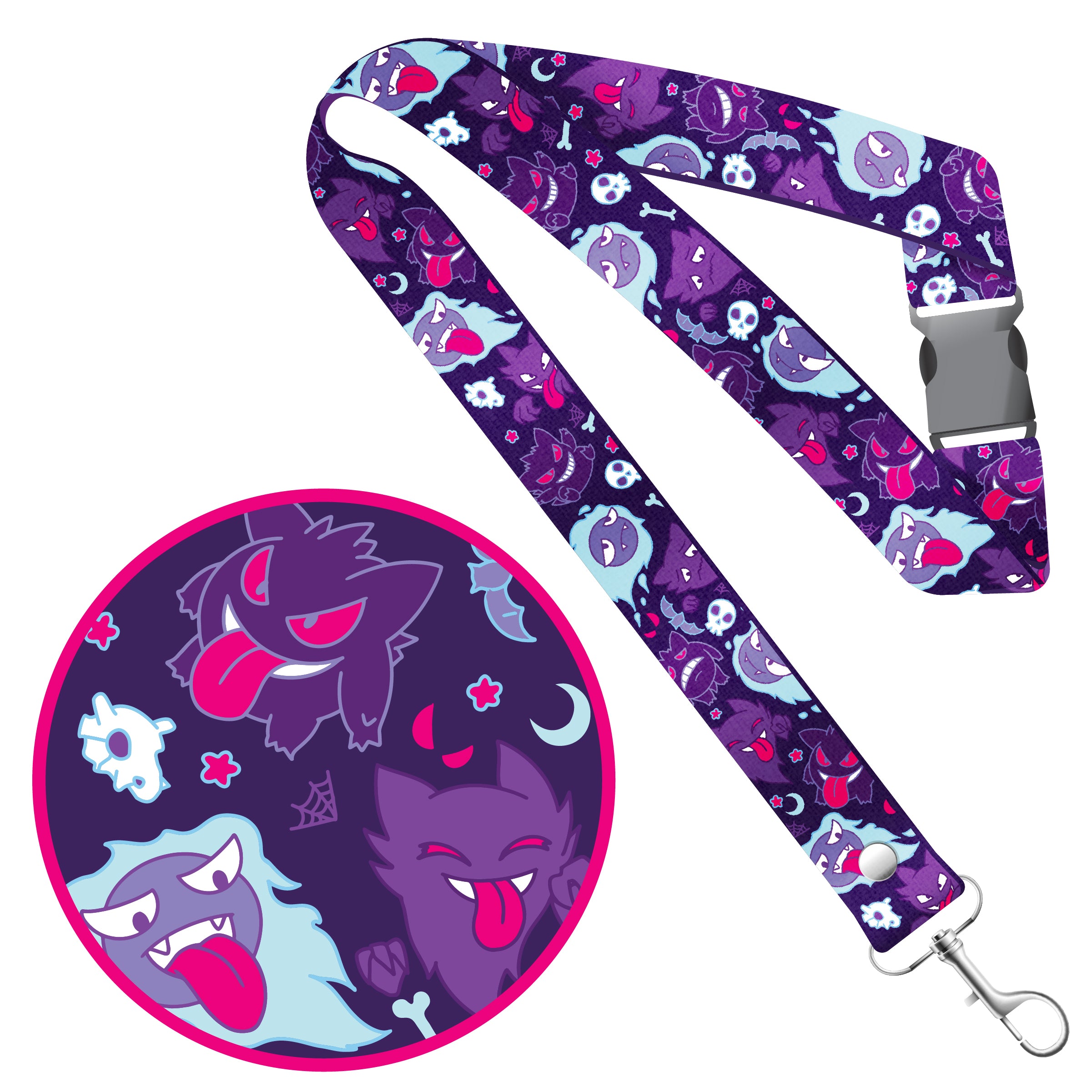 Gengar Breakaway Lanyard – QualityPatch