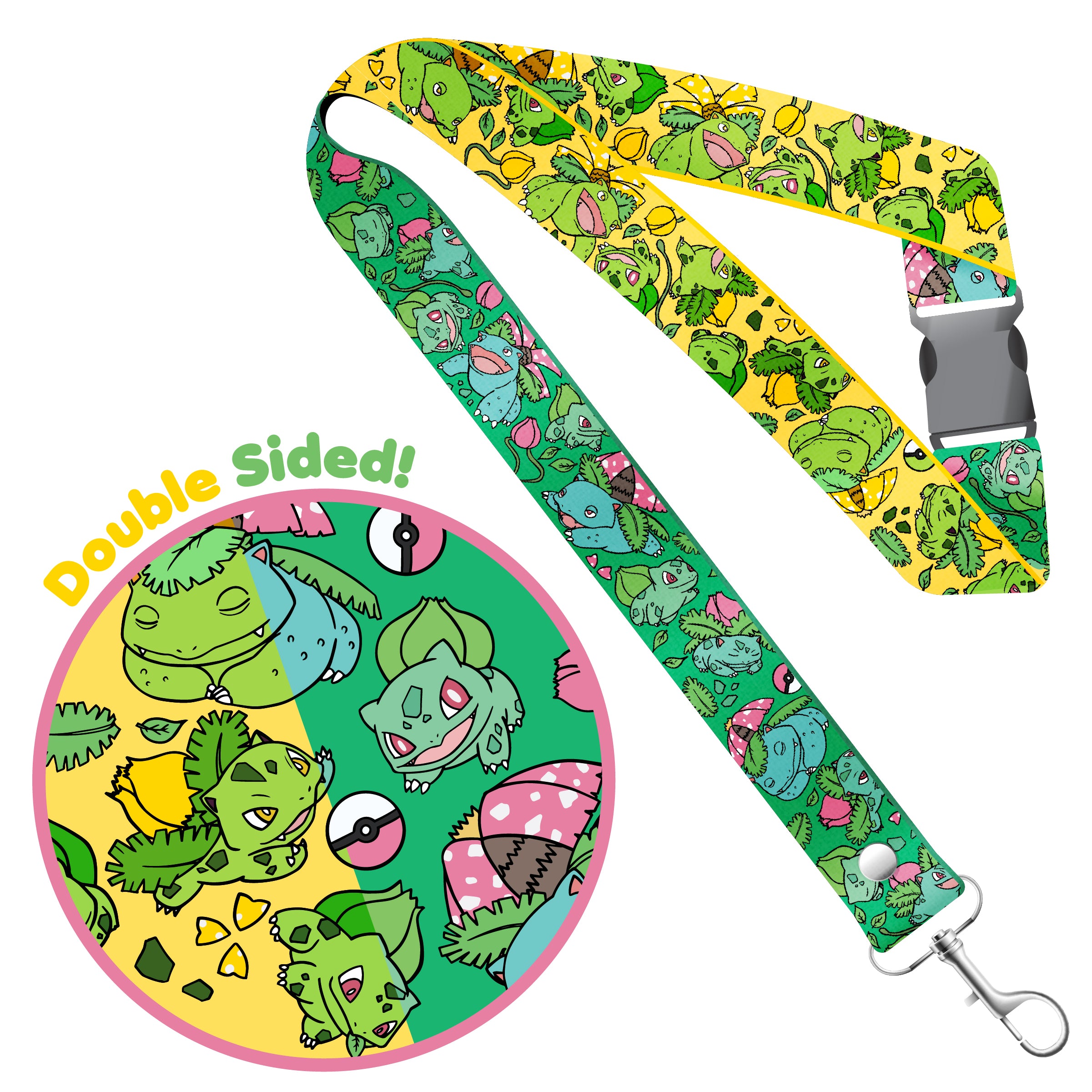 Venusaur Evolution Breakaway Lanyard – QualityPatch