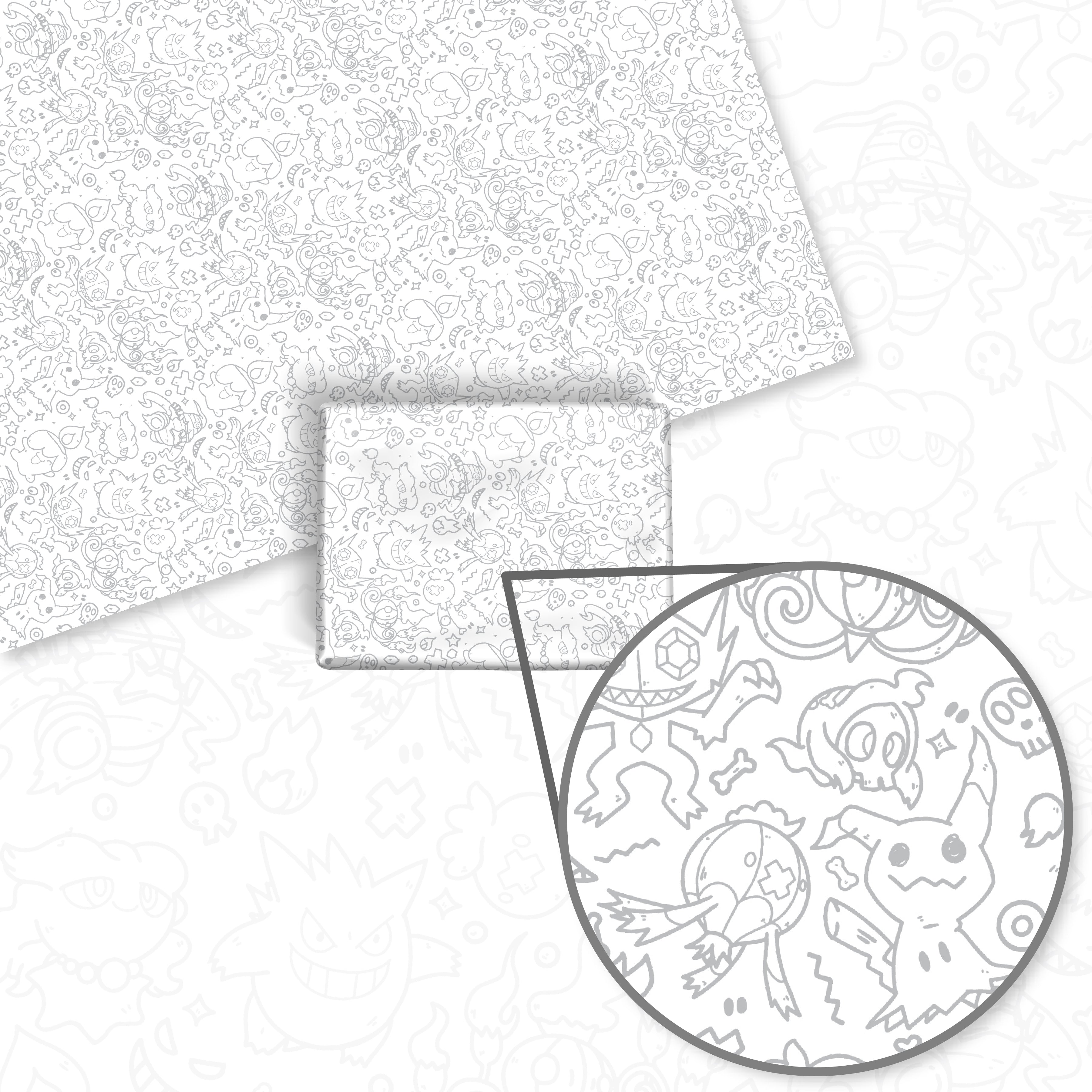 Ghost Pattern Wrapping Paper Sheets – QualityPatch