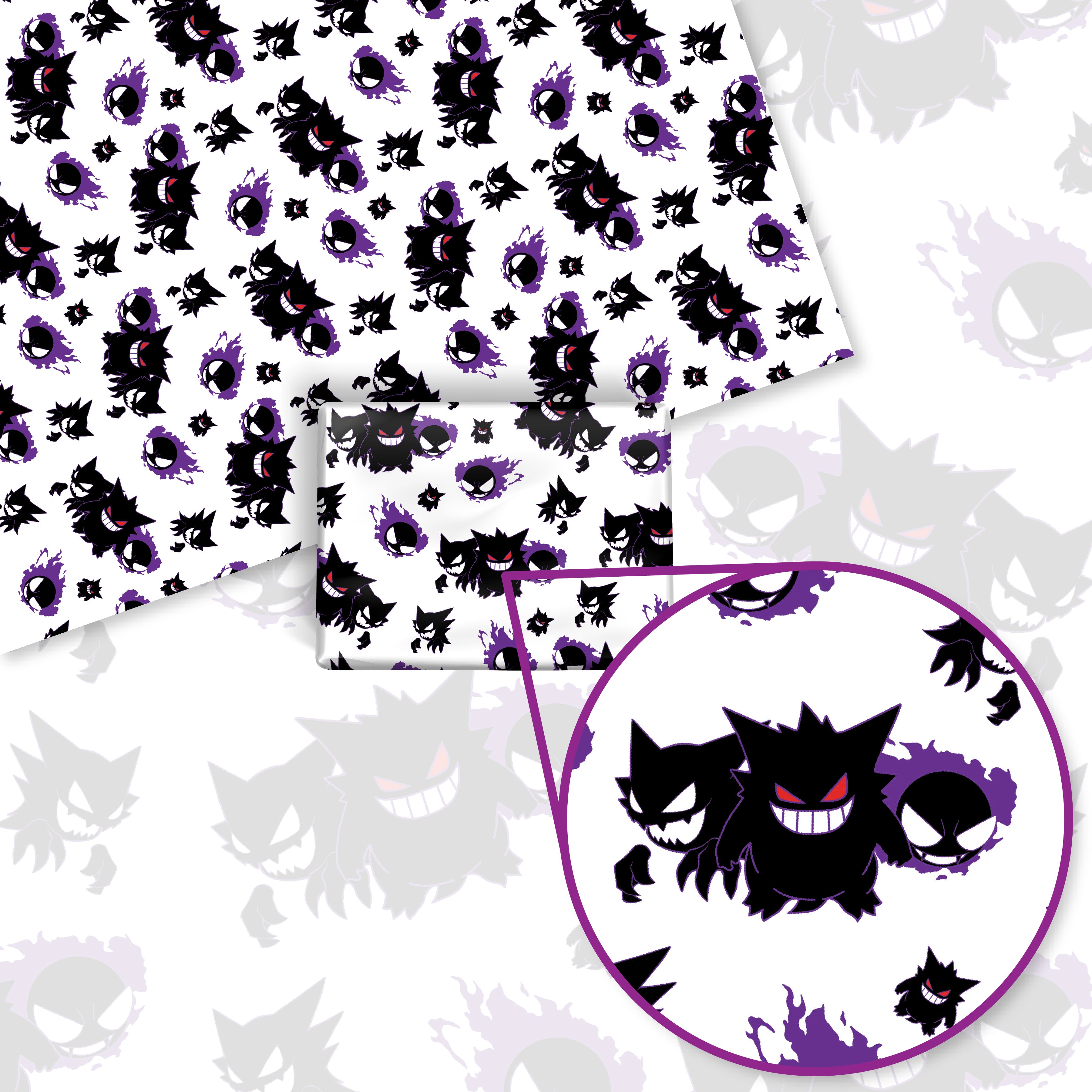 Gengar Evolution Wrapping Paper Sheets – QualityPatch