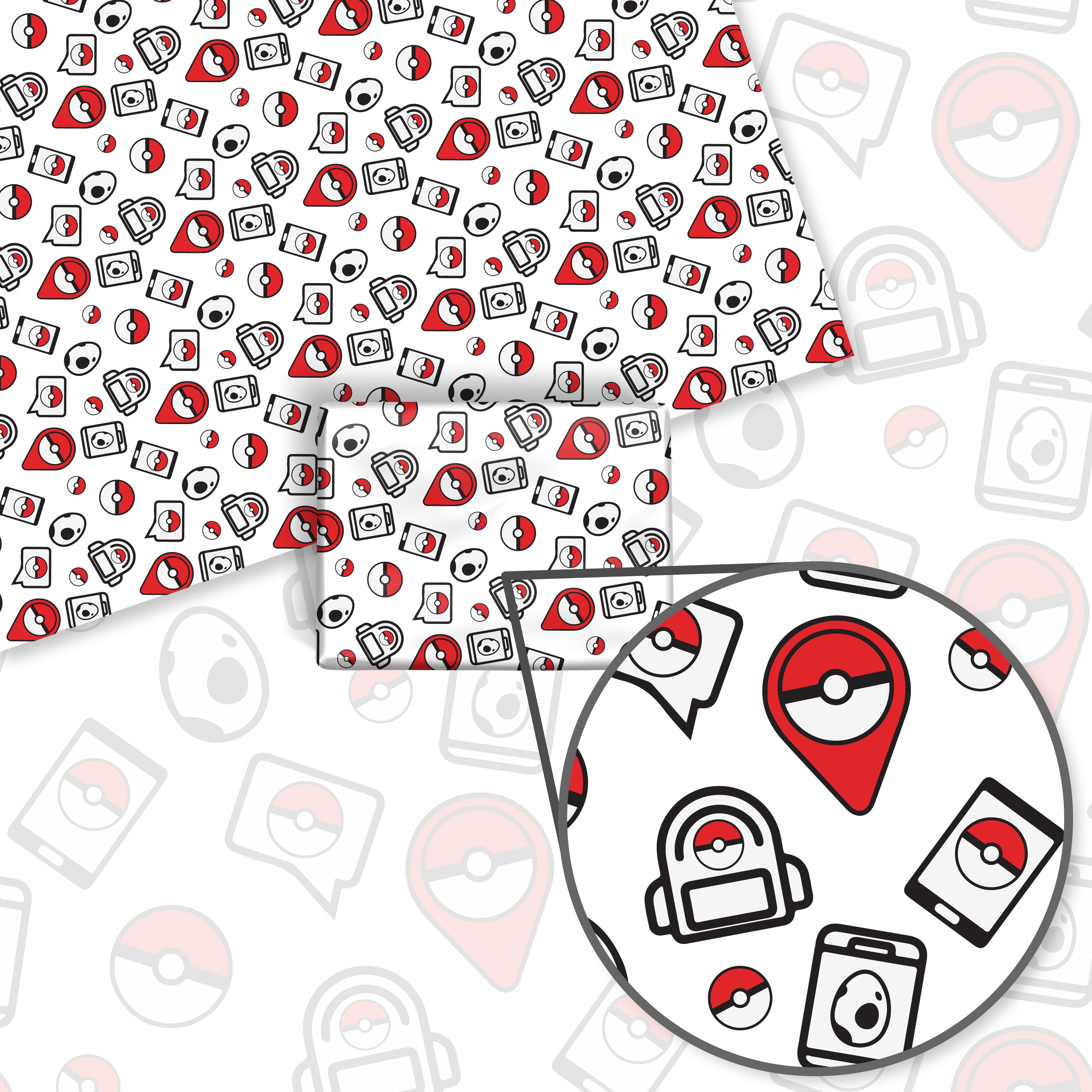 Poke-Go Wrapping Paper Sheets – QualityPatch