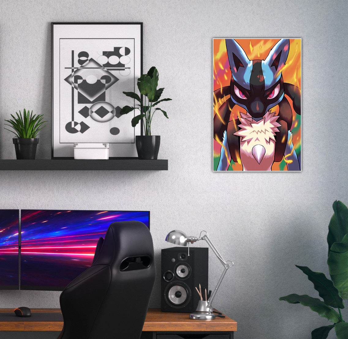 Lucario Wall Poster – QualityPatch