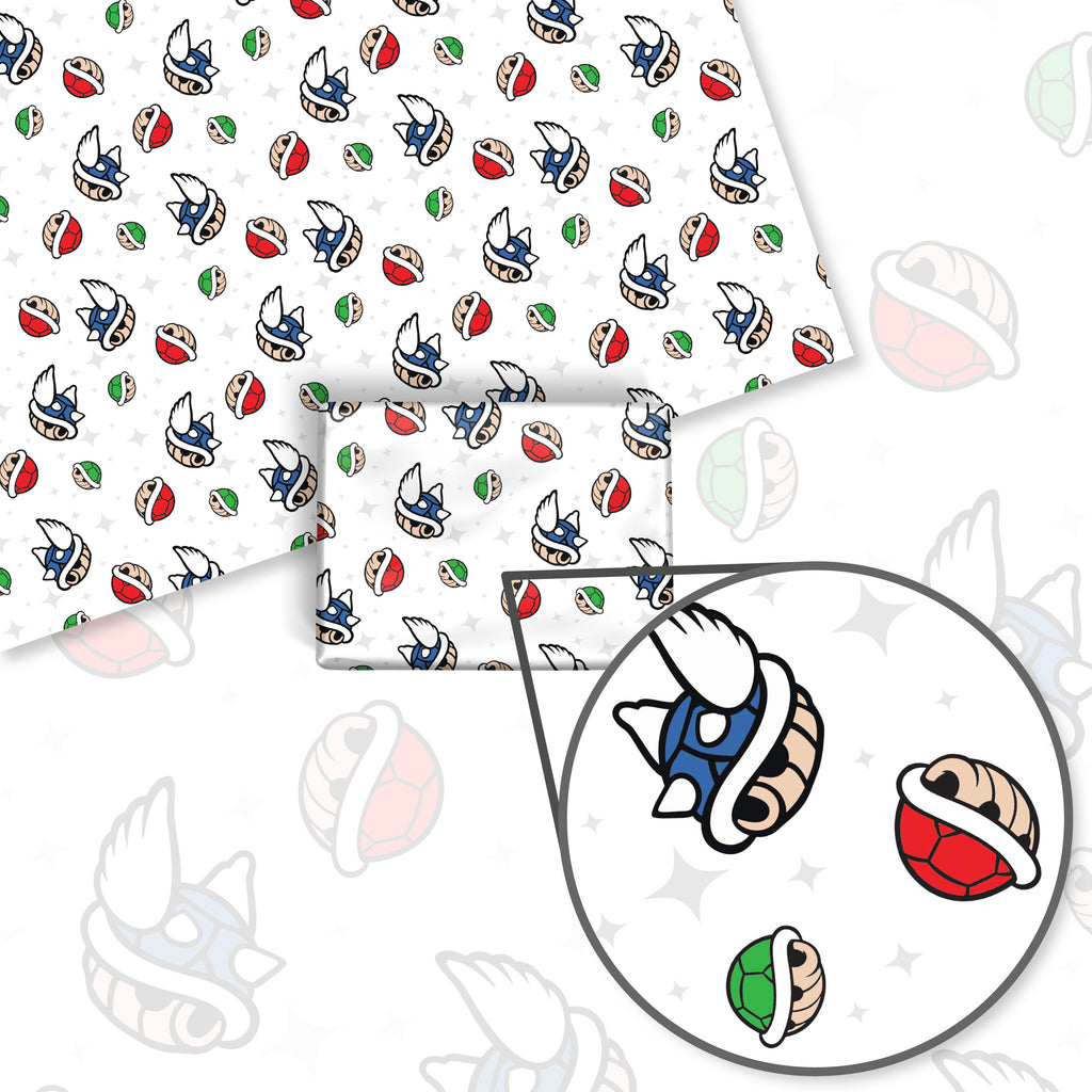Mario 3 Shells Wrapping Paper | QualityPatch