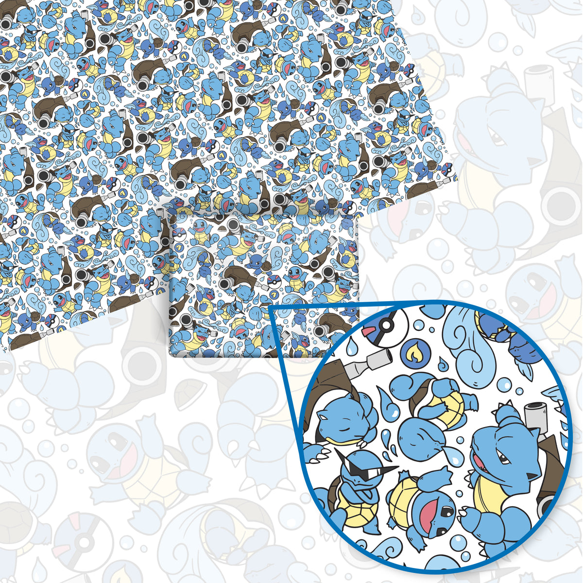 Blastoise Pokemon Wrapping Paper | QualityPatch