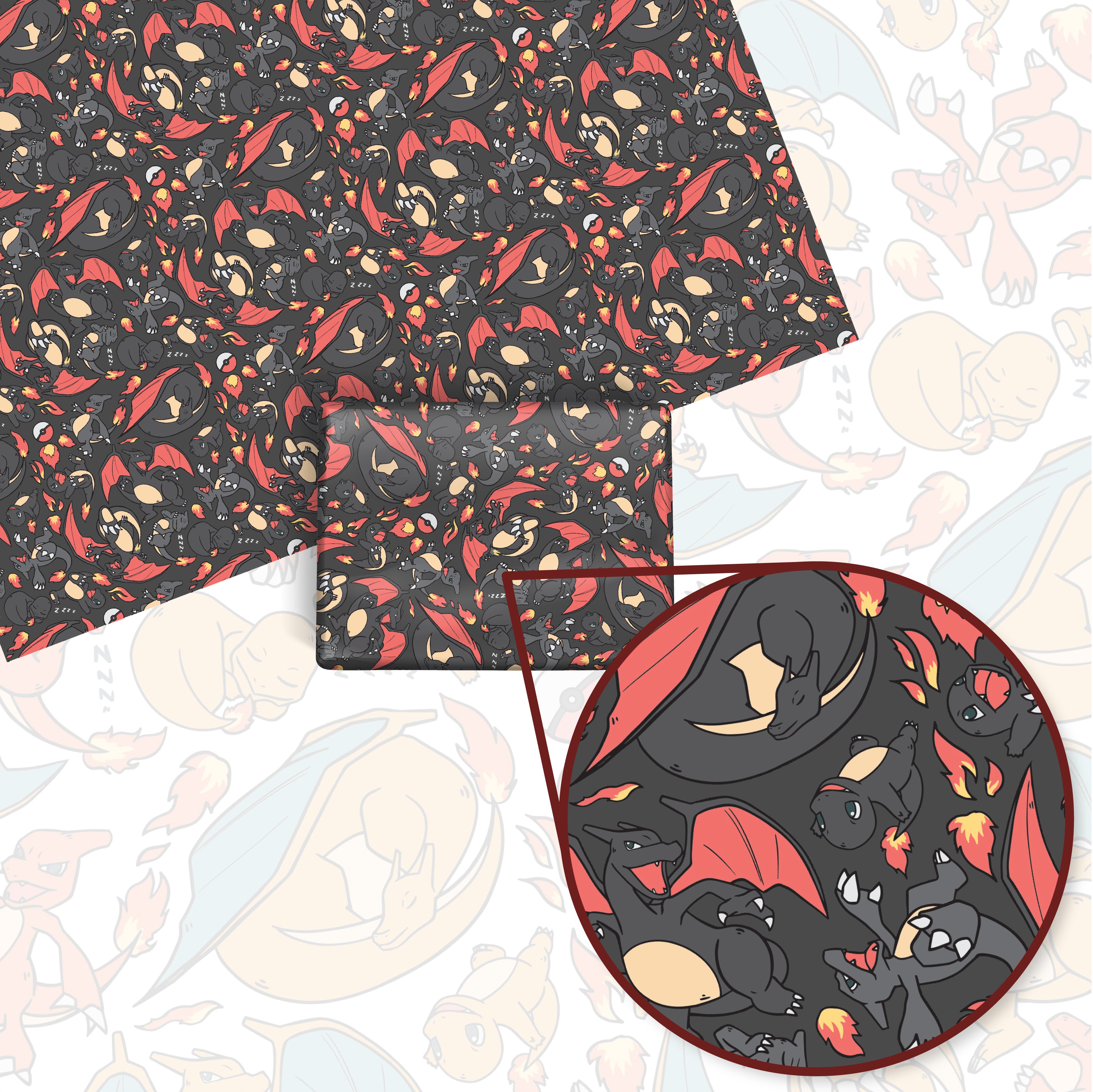 Charizard Pokemon Wrapping Paper | QualityPatch